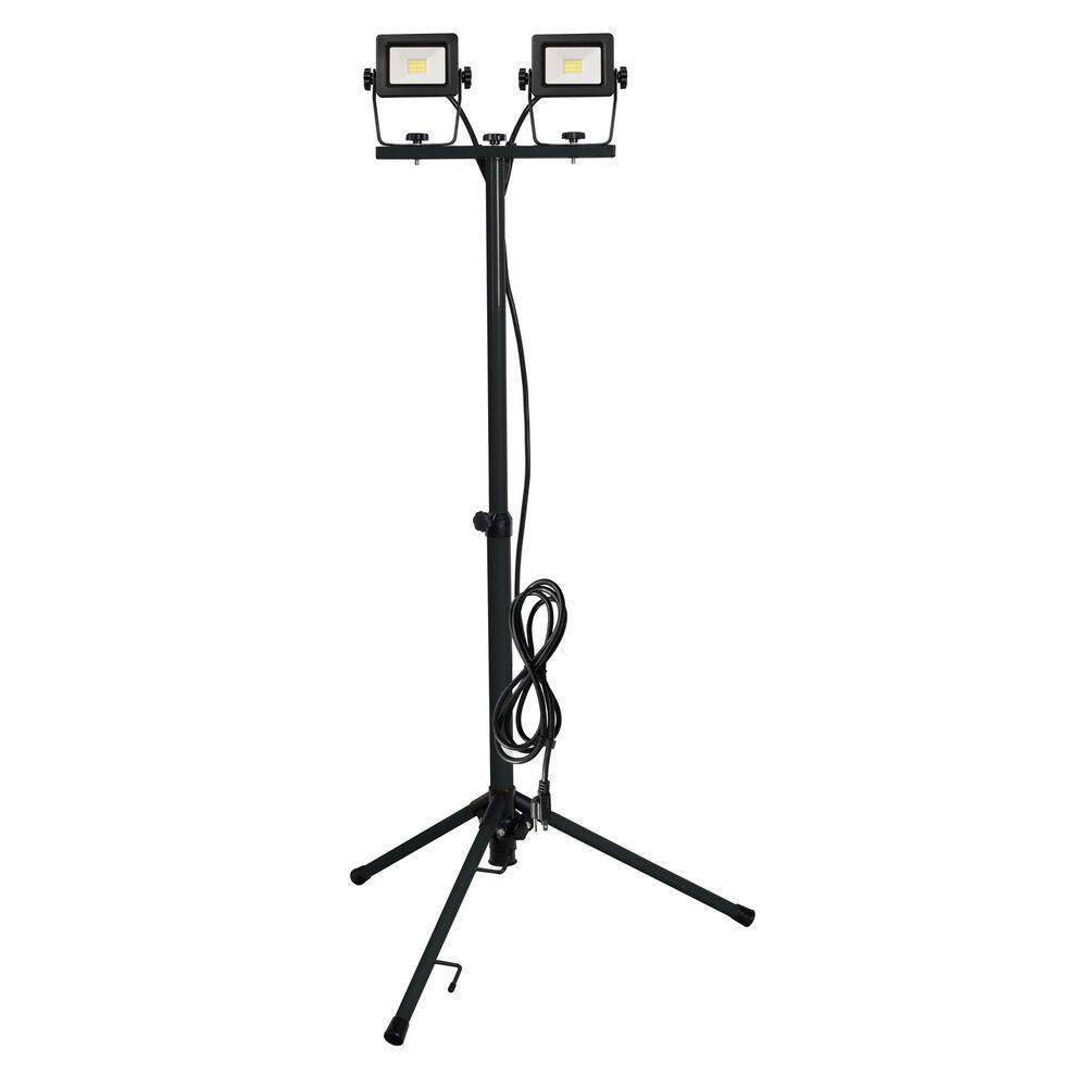 Z ZONE INDUSTRY CORP. LED Dual Tripod Work Light Z-2000DT-6 - The Home ...
