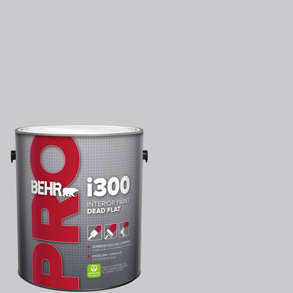 BEHR PRO 1 gal. #ECC-62-1 Urban Gray Dead Flat Interior Paint PR31001 ...