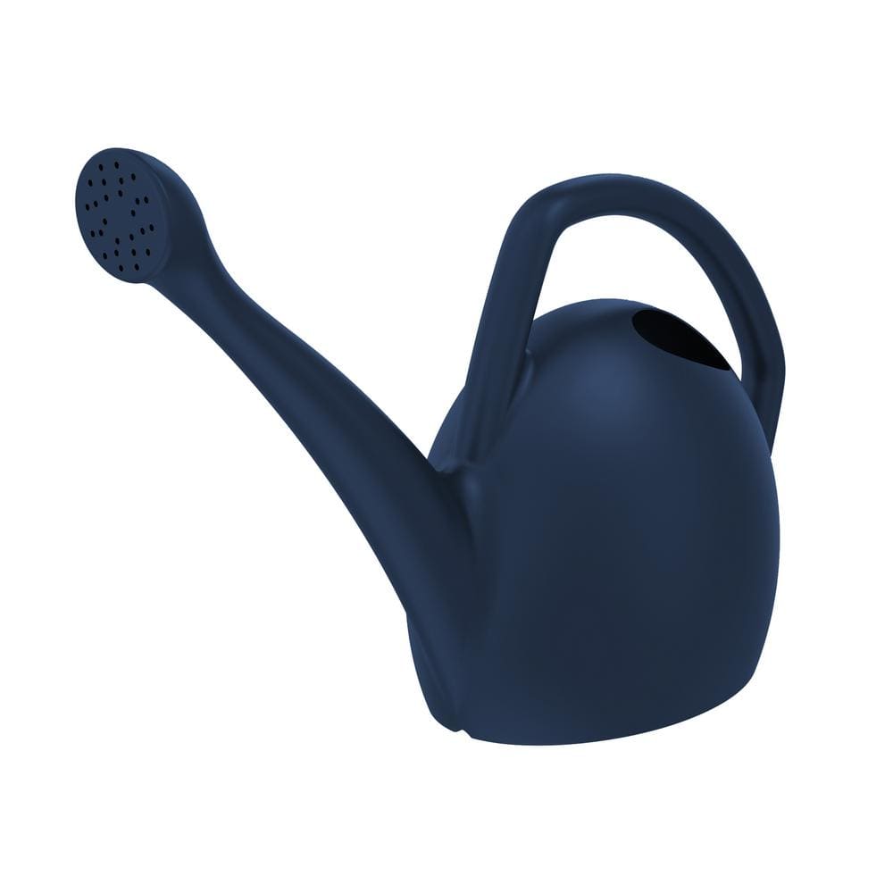 Bloem Rhino 2 gal. Navy Plastic Watering Can RWC2-70 - The Home Depot