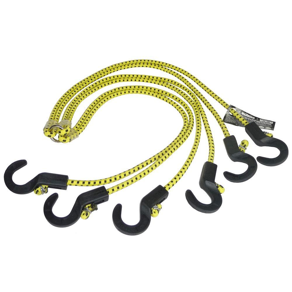 HDX 50 in. Adjustable 6 Arm Spider Bungee Cord 56138M - The Home Depot