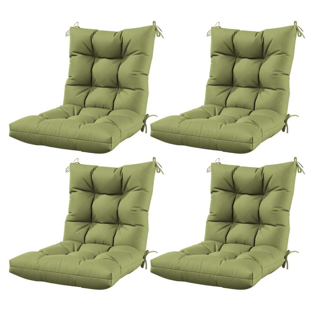 Kimunuk 42 x 21 x 5 in. Outdoor Tufted Dining Chair Cushion Set ...