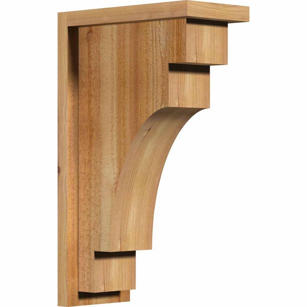Ekena Millwork 6 in. x 12 in. x 20 in. Western Red Cedar Mediterranean ...