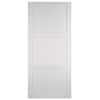 EVERMARK Expressions 37 in. x 84 in. 3-Panel Solid MDF White Primed ...
