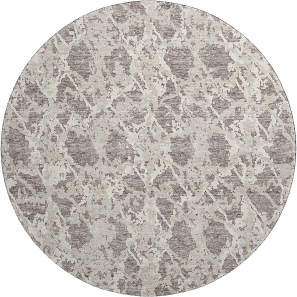 Addison Rugs Mayfield Premium Machine Washable Abstract AMF969 Taupe 8 ...
