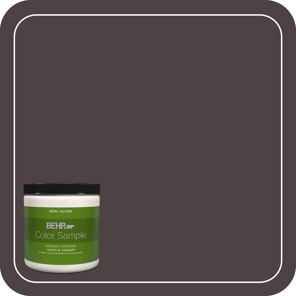 BEHR PREMIUM PLUS 8 oz. #HDC-AC-26 Sarsaparilla Semi-Gloss Interior ...