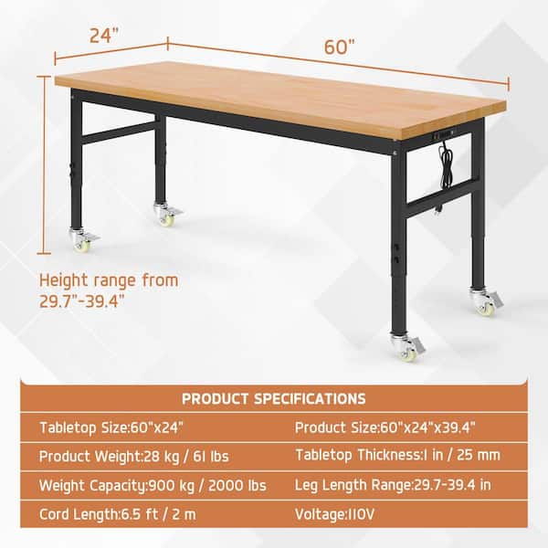 Adjustable Workbench Workbenches Heavy Duty Work Bench Workbench