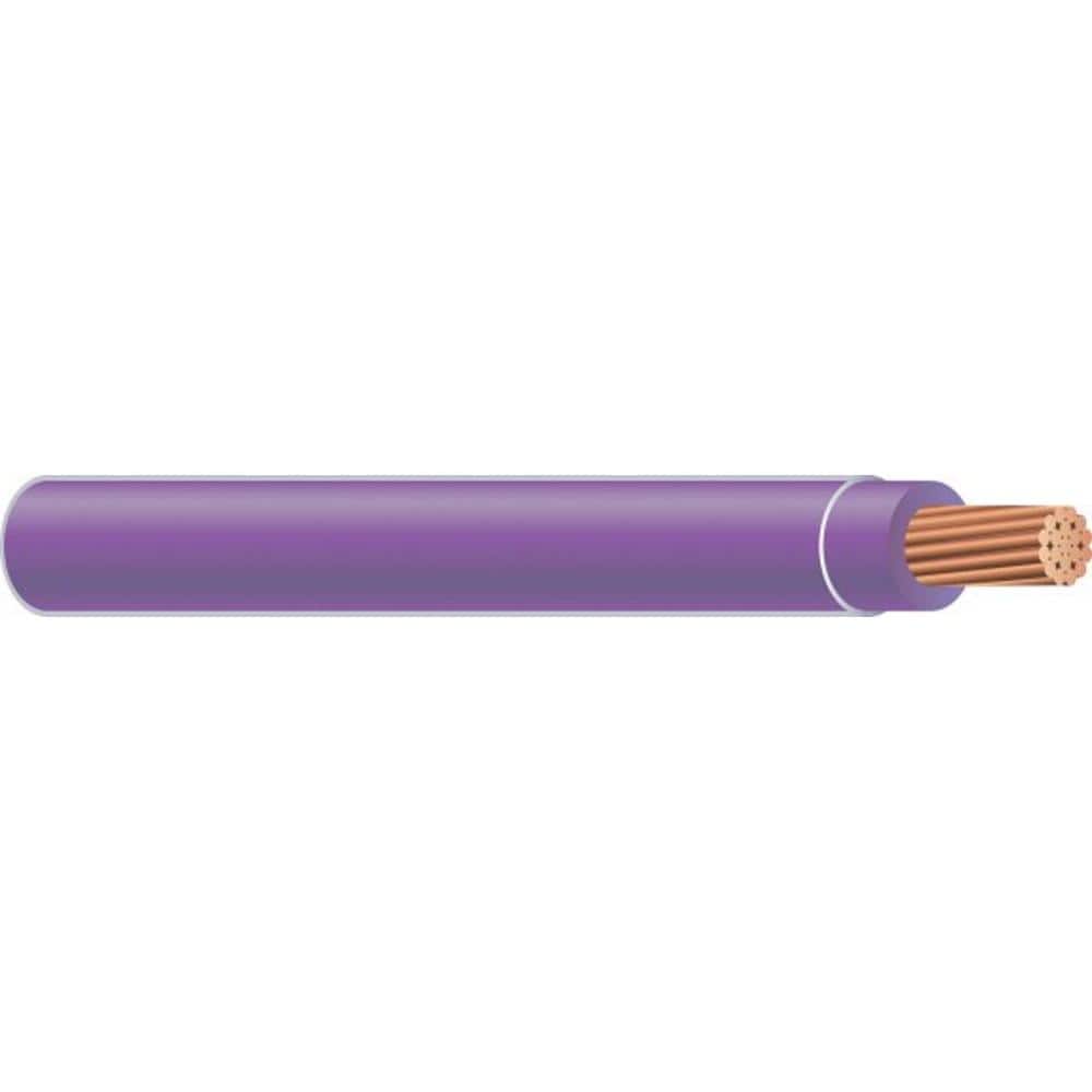 Southwire 1000 ft. 8 Purple Stranded CU SIMpull THHN Wire 25658602 ...