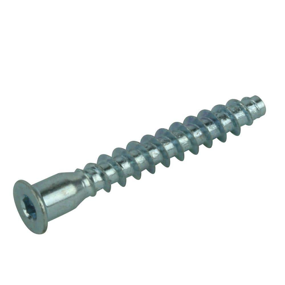 Everbilt M7 x 40 mm Zinc-Plated Hex Drive Connecting Screw (2-Pack ...