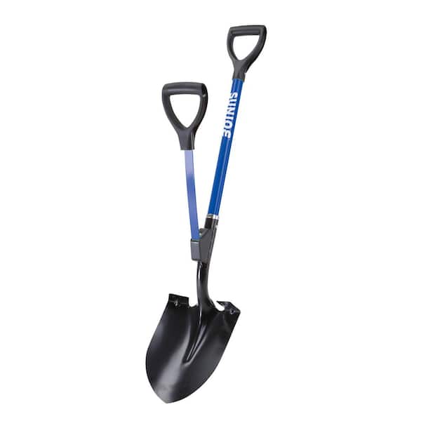 Sun Joe 44 in. Shovelution Strain Reducing Utility Digging Shovel with ...