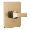 Delta Velum Gold 1-Handle Wall Mount Valve Trim Kit in Champagne Bronze ...