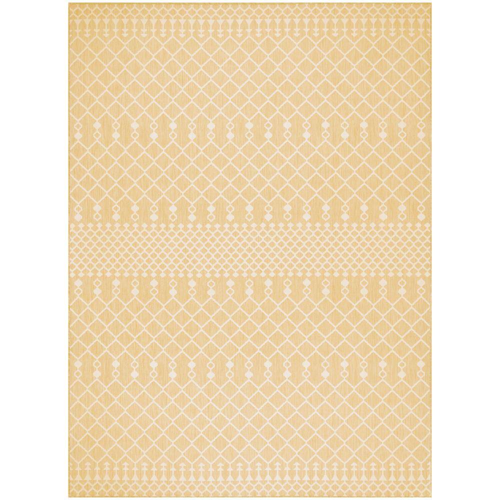 Nourison Positano Yellow 8 ft. x 10 ft. Moroccan Contemporary Area Rug ...