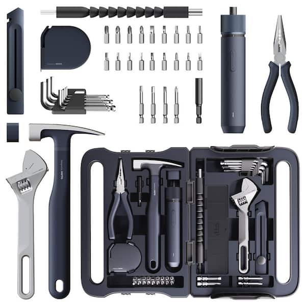 HOTO 40-Piece Home Tool Kit Household Essentials Home Tool Set with ...