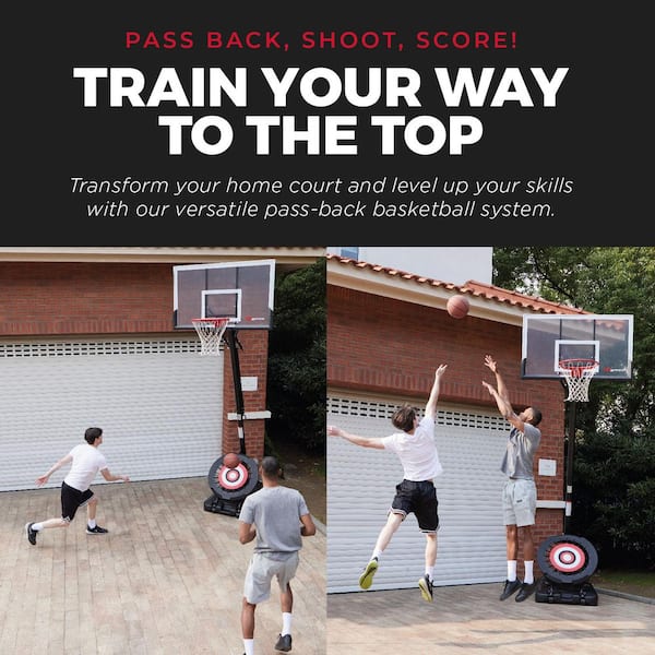IE Sports Portable Basketball Hoop, Adjustable Height, 54" Backboard ...