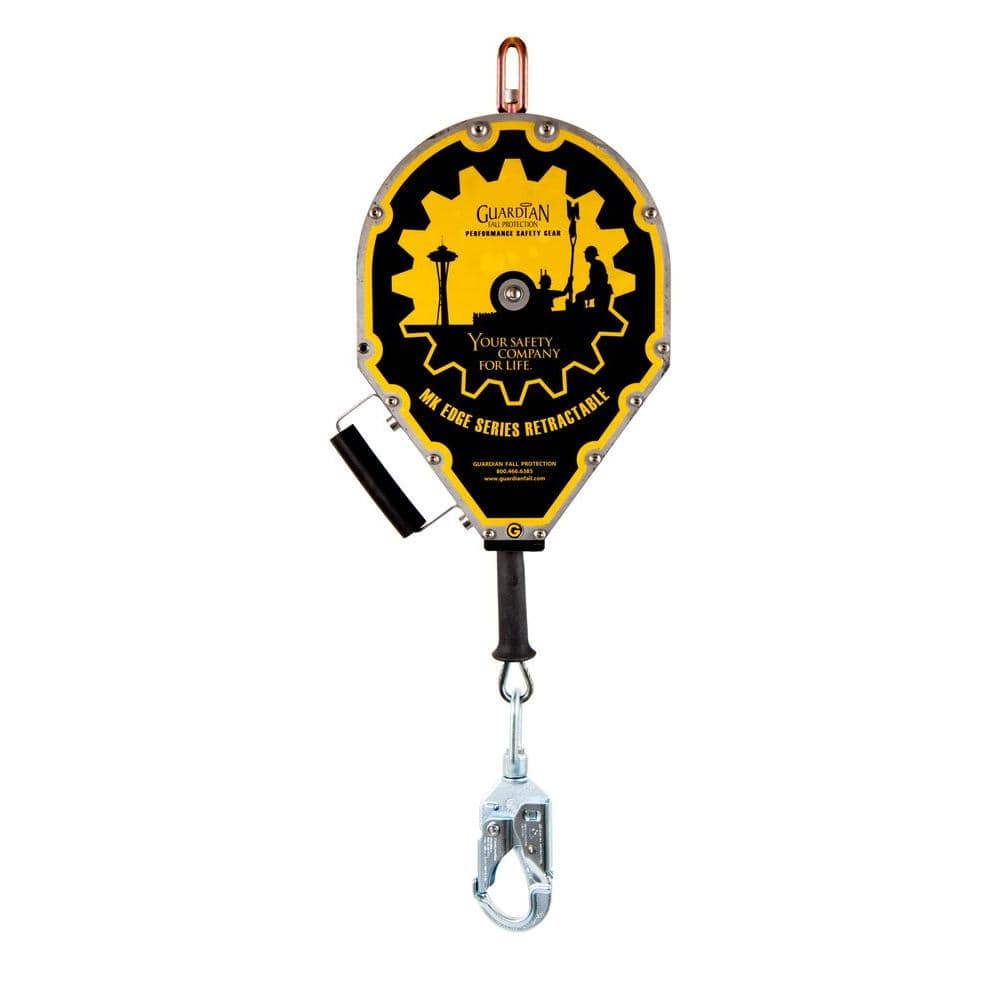 Guardian Fall Protection 65 ft. Self-Retracting Lifeline with Swivel ...