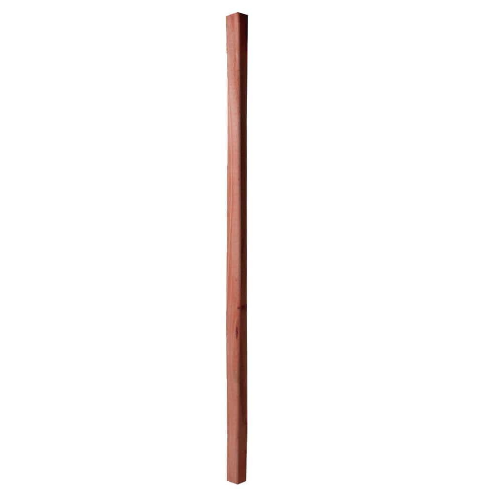 2 in. x 2 in. x 36 in. Pressure-Treated Redwood-Tone WeatherShield ...