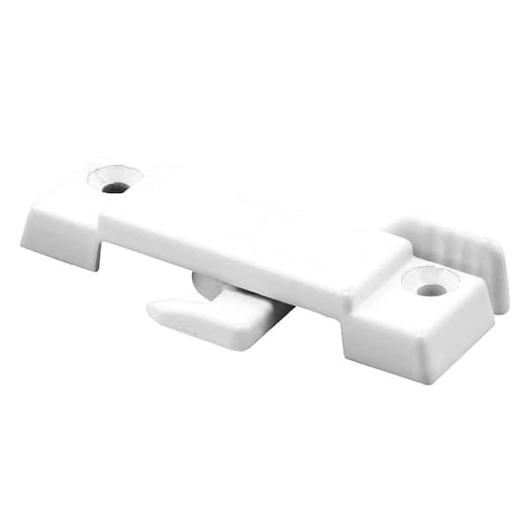 Prime-Line Diecast, White, Sliding Window Sash Lock F 2594 - The Home Depot