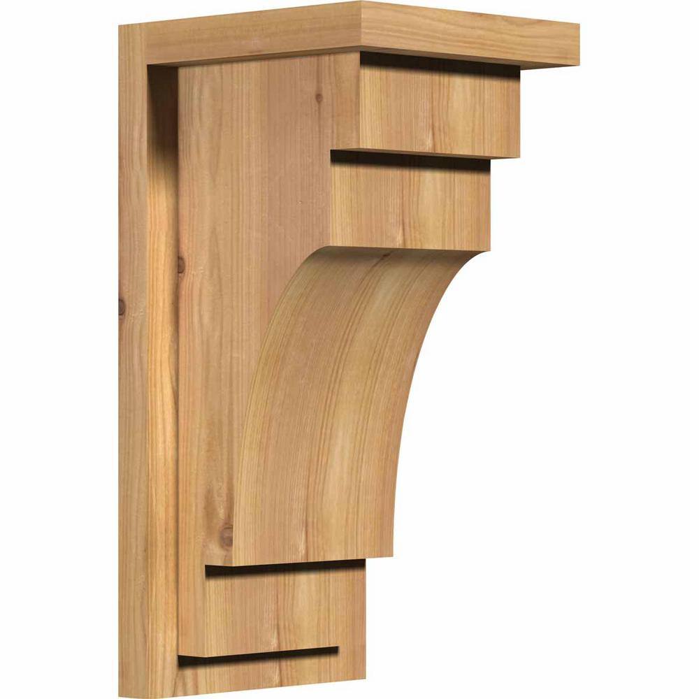 Ekena Millwork 7-1/2 in. x 8 in. x 16 in. Western Red Cedar ...