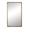 Litton Lane 60 in. H x 36 in. W. Minimalistic Rectangle Framed Brown ...