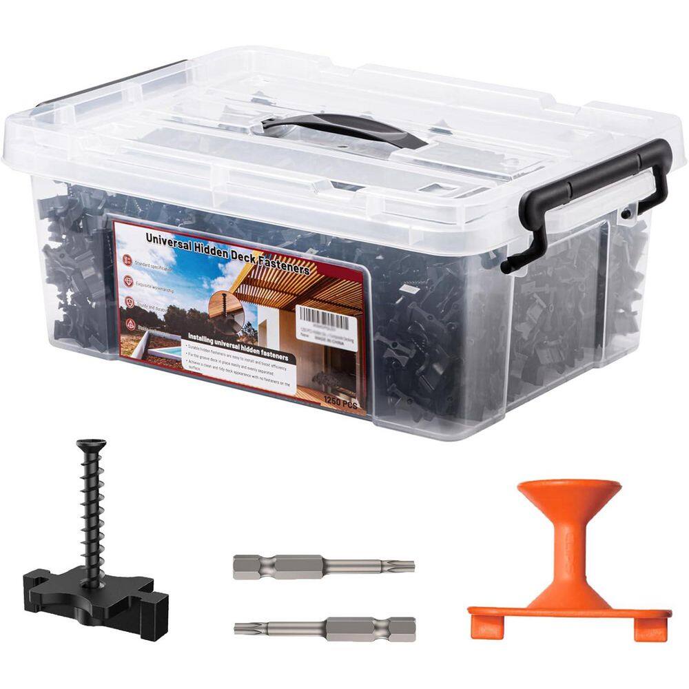 Afoxsos High-Density Polymer Black Hidden Fasteners for Composite ...