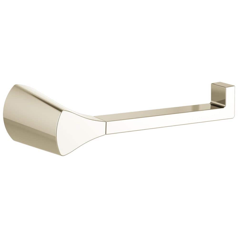 Delta Zura Wall Mounted Toilet Paper Holder in Polished Nickel 774500 ...