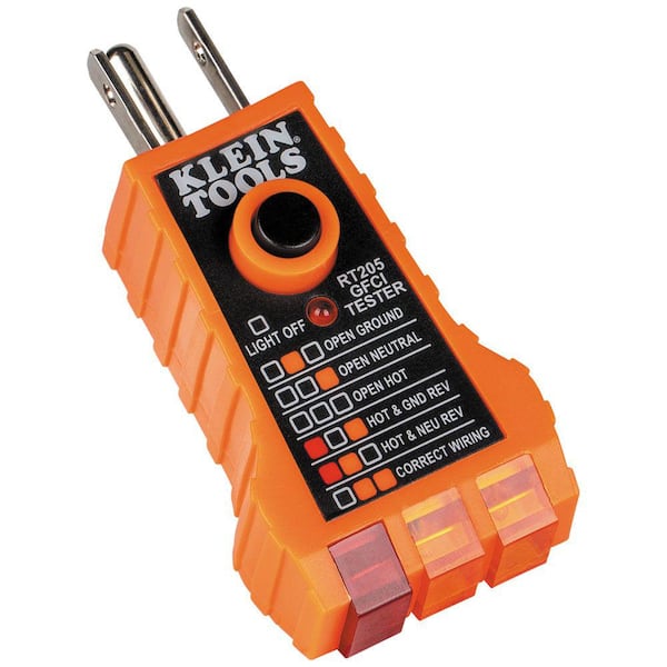 Klein Tools Digital Non-Contact Voltage and GFCI Receptacle Test Kit ...