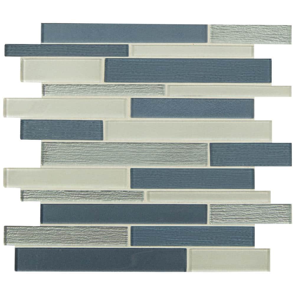 MSI Grotta Azzurra Interlocking 12 in. x 12 in. Textured Glass ...