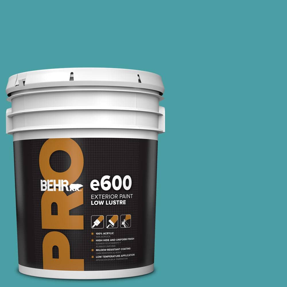 BEHR PRO 5 gal. #M460-5 Aqua Fresco Low Luster Exterior Paint PR62305 ...