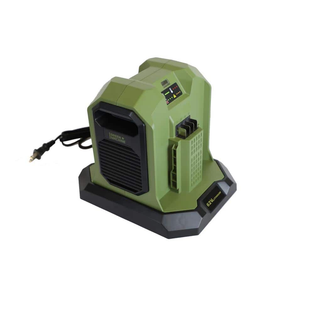 Green Machine 62-Volt Dual Port Simultaneous Rapid Battery Charger ...