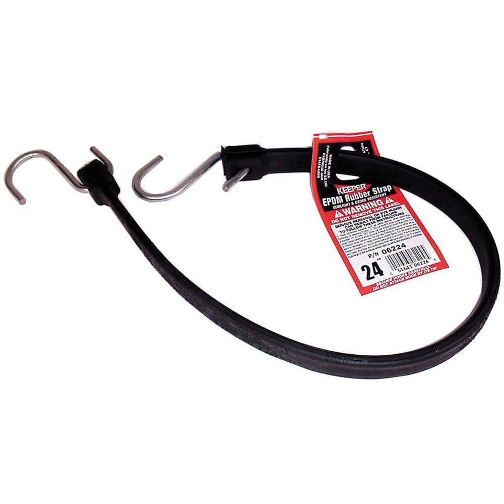 Keeper 24 in. EPDM Rubber Strap 06224 - The Home Depot