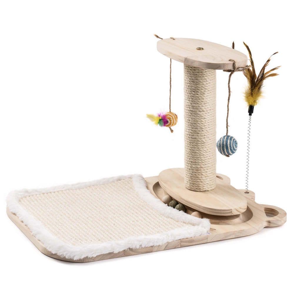 Foobrues Cat Scratching Post with Mat LNN-23173063 - The Home Depot