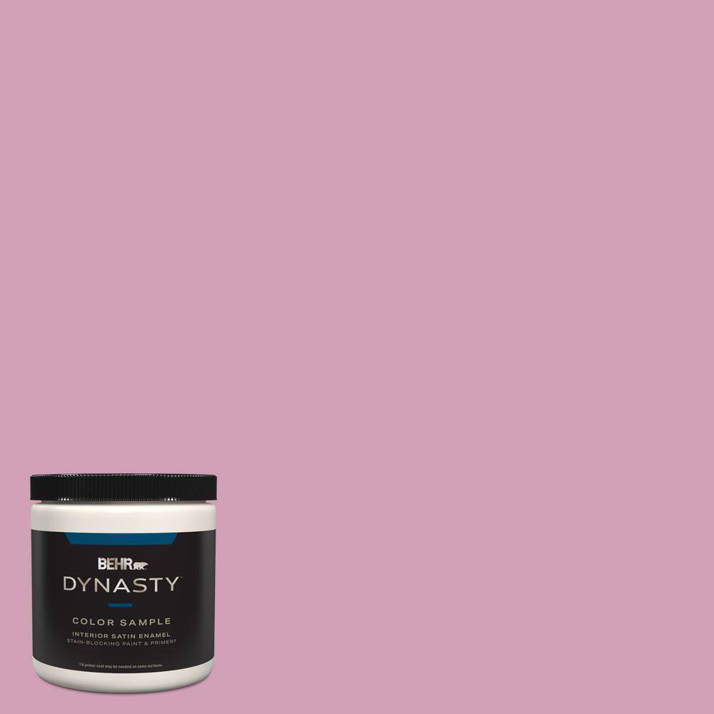 BEHR DYNASTY 8 oz. #M130-4 Raspberry Smoothie Satin Enamel Stain ...