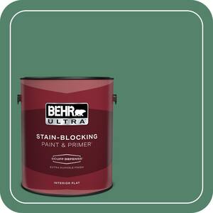 BEHR PREMIUM PLUS 8 oz. #M420-6 Tournament Field Eggshell Enamel ...
