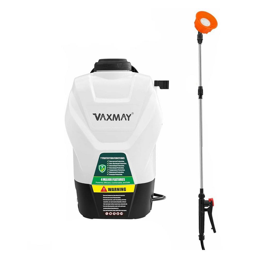 COOLSHARK 4 Gal. Cordless Battery Backpack Sprayer for Pests and Weeds ...