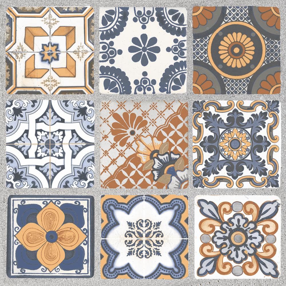 Lamosa Costa Del Mar 17 in. x 17 in. Matte Ceramic Floor and Wall Tile ...