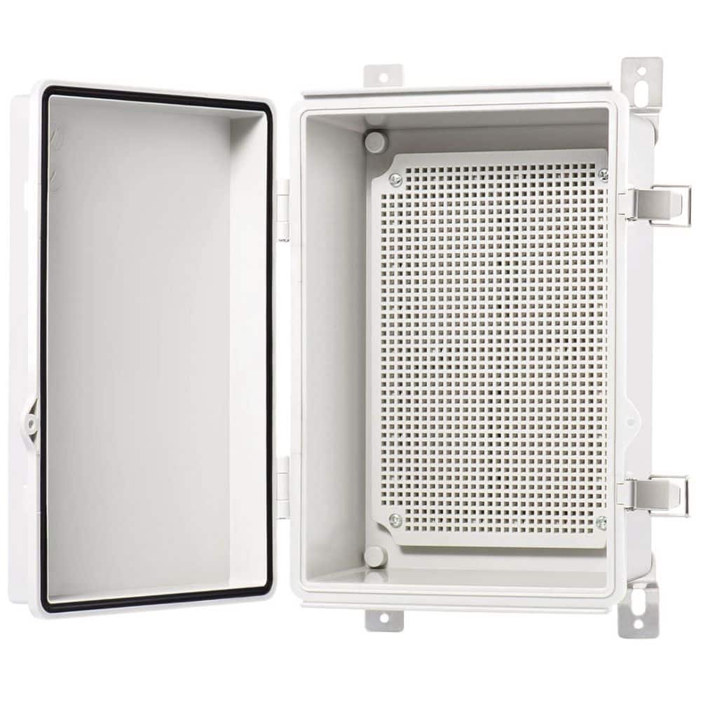 Vrbgify 11.2 x 7.7 x 5.1 in. IP67 Outdoor Electrical Junction Box with ...