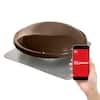 Master Flow 1250 CFM Brown Galvanized Quick Connect Roof Mount Attic ...