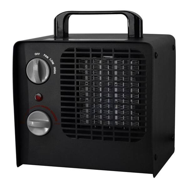 Modern Homes 10 in 1500-Watt Retro TV Look Ceramic PTC Heater 99812 ...