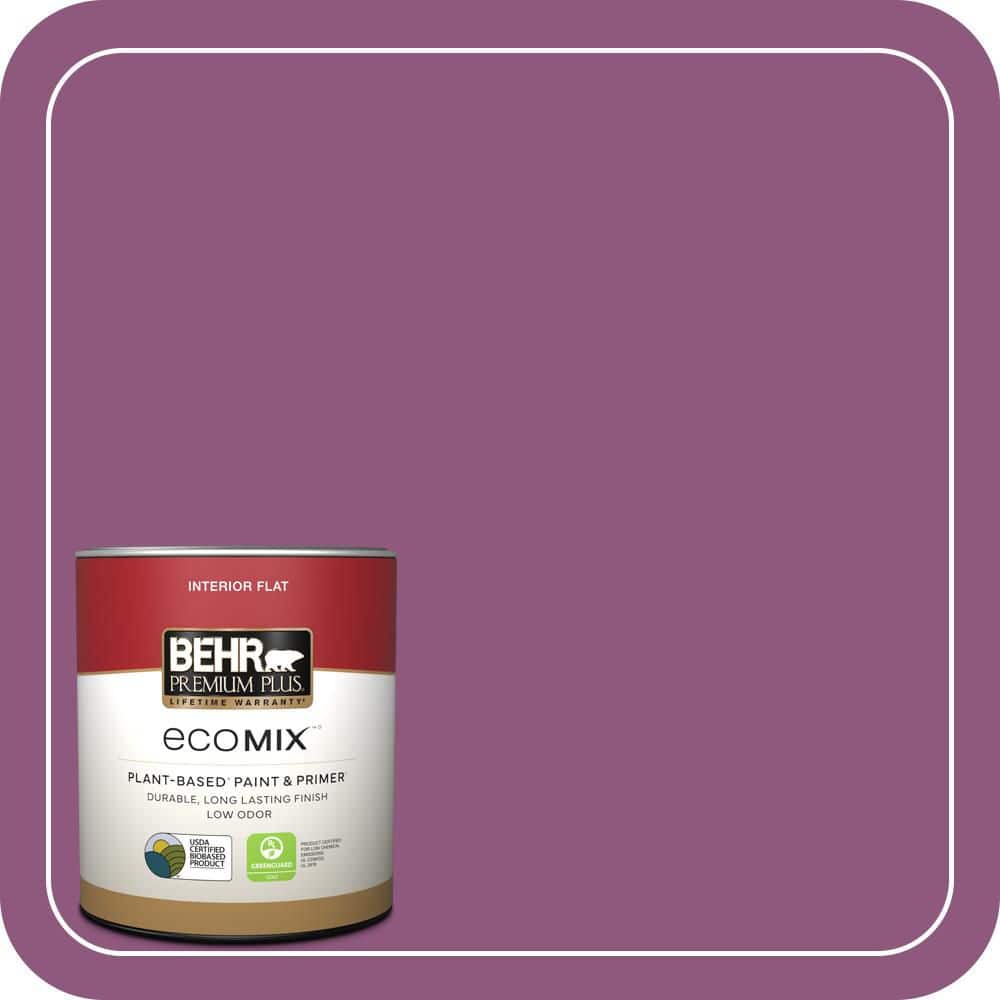 BEHR PREMIUM PLUS 1 qt. #PPU1-18 Peru Flat EcoMix Plant-Based Interior ...