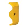 Vestil Guard Rail System Yellow Plastic End Cap GR-H2R-CAP - The Home Depot