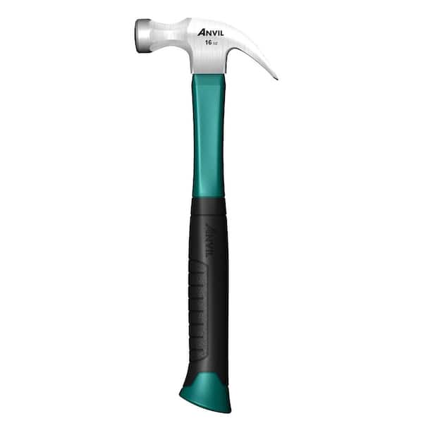 Anvil 16 oz. Fiberglass Claw Hammer N-G16CAV - The Home Depot