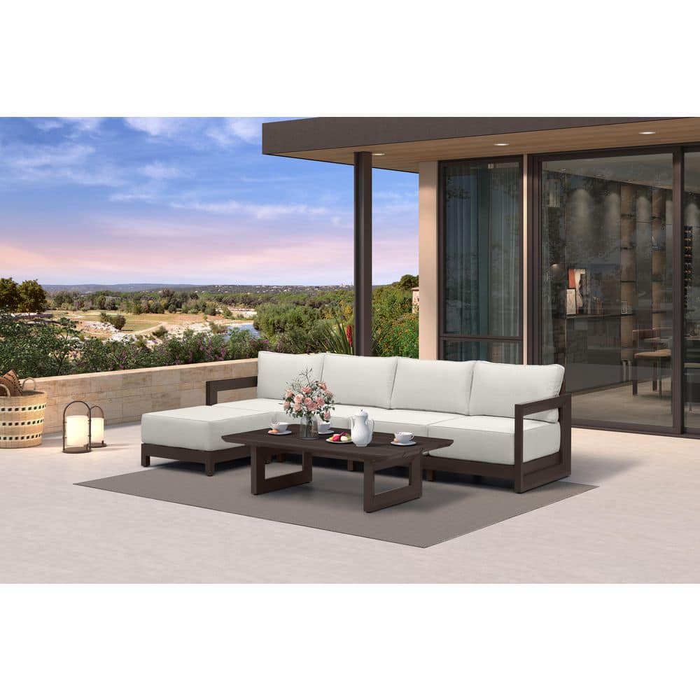 PURPLE LEAF 6-Pieces Patio Conversation Sets All Weather Outdoor Couch ...