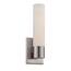 WAC Lighting Elementum 22 in. Brushed Nickel LED Vanity Light Bar and Wall Sconce, 2700K WS-7222 ...