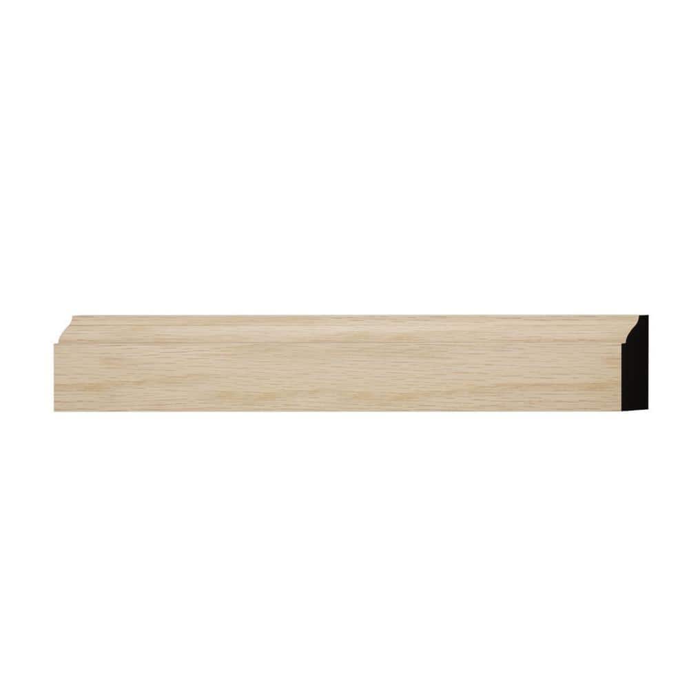 Ekena Millwork WM947 0.38 in. D x 1.25 in. W x 6 in. L Wood (White Oak ...