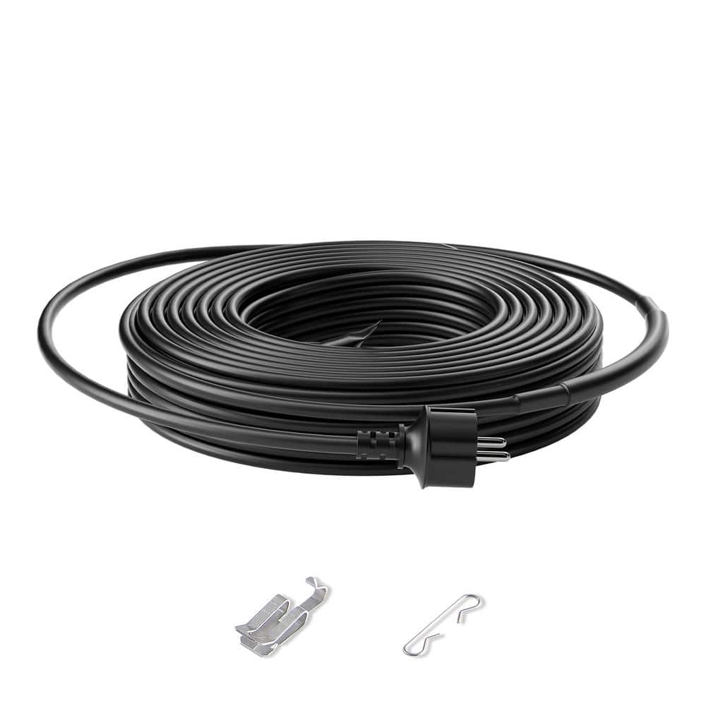 SKYSHALO Self-Regulating Pipe Heating Cable, 30 ft. 5W/ft. Heat Tape ...