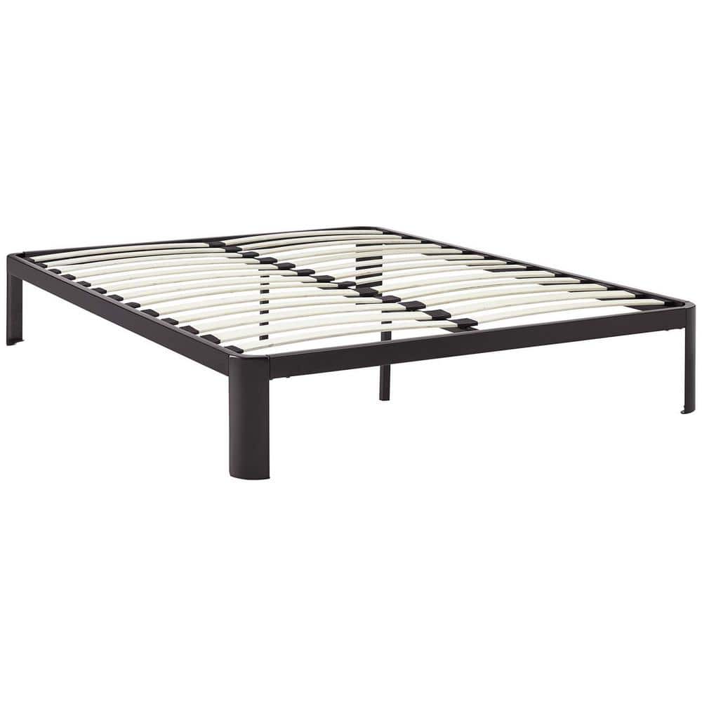 MODWAY Corinne Brown Full Bed Frame MOD-5468-BRN - The Home Depot