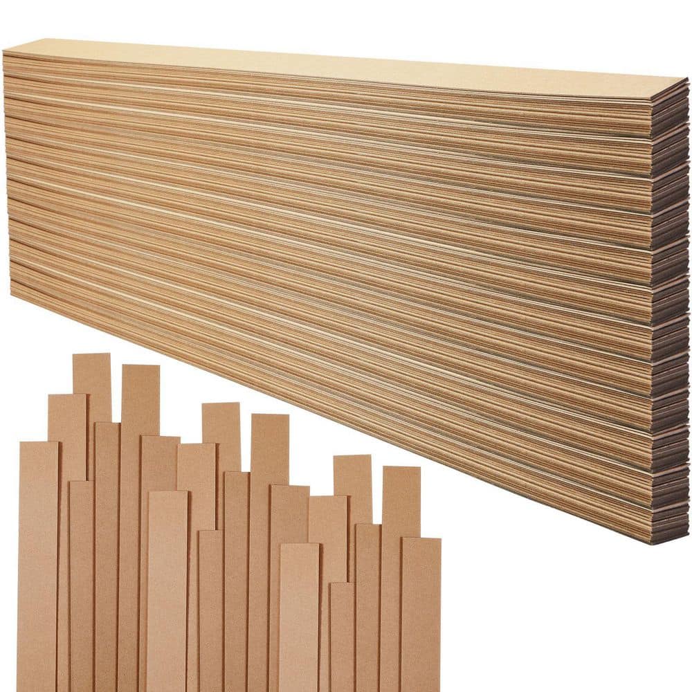 Afoxsos 45 in. Cardboard Drywall Shims 100-Pack Flush Out Bullnose ...