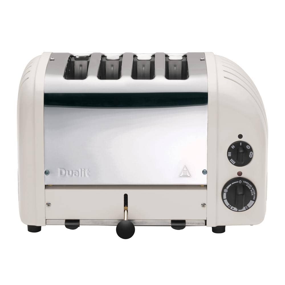 Dualit New Gen 4-Slice Feather Wide Slot Toaster with Crumb Tray 47443 ...