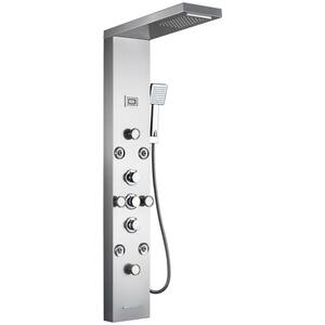 BWE 5-Jet Rainfall Shower Panel System with Rainfall Waterfall Shower ...