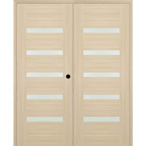 Belldinni Vona 07-04 72 in. x 96 in. Both Active 5-Lite Frosted Glass ...