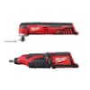 Milwaukee M12 12-Volt Lithium-Ion Cordless Oscillating Multi-Tool with M12 12-Volt Lithium-Ion ...
